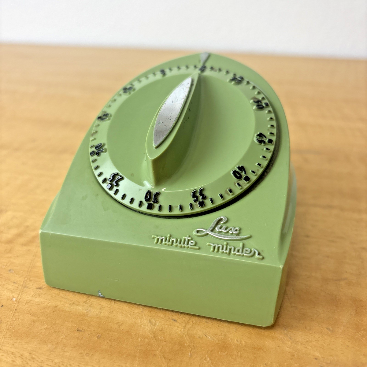 Vintage Kitchen Timer Robert Shaw Lux Minute Minder Green Works ...