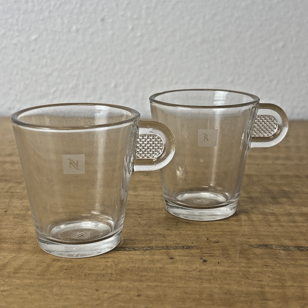 Nespresso Glass Collection Clear Demitasse Espresso Coffee Mug Set of ...