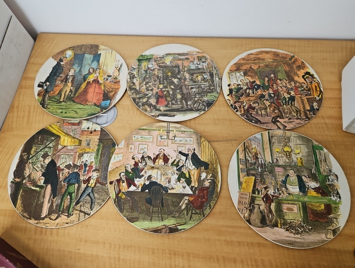Vintage LADY CLARE Set of 6 Hot Pads, Trivet, art, ~MADE IN ENGLAND ...