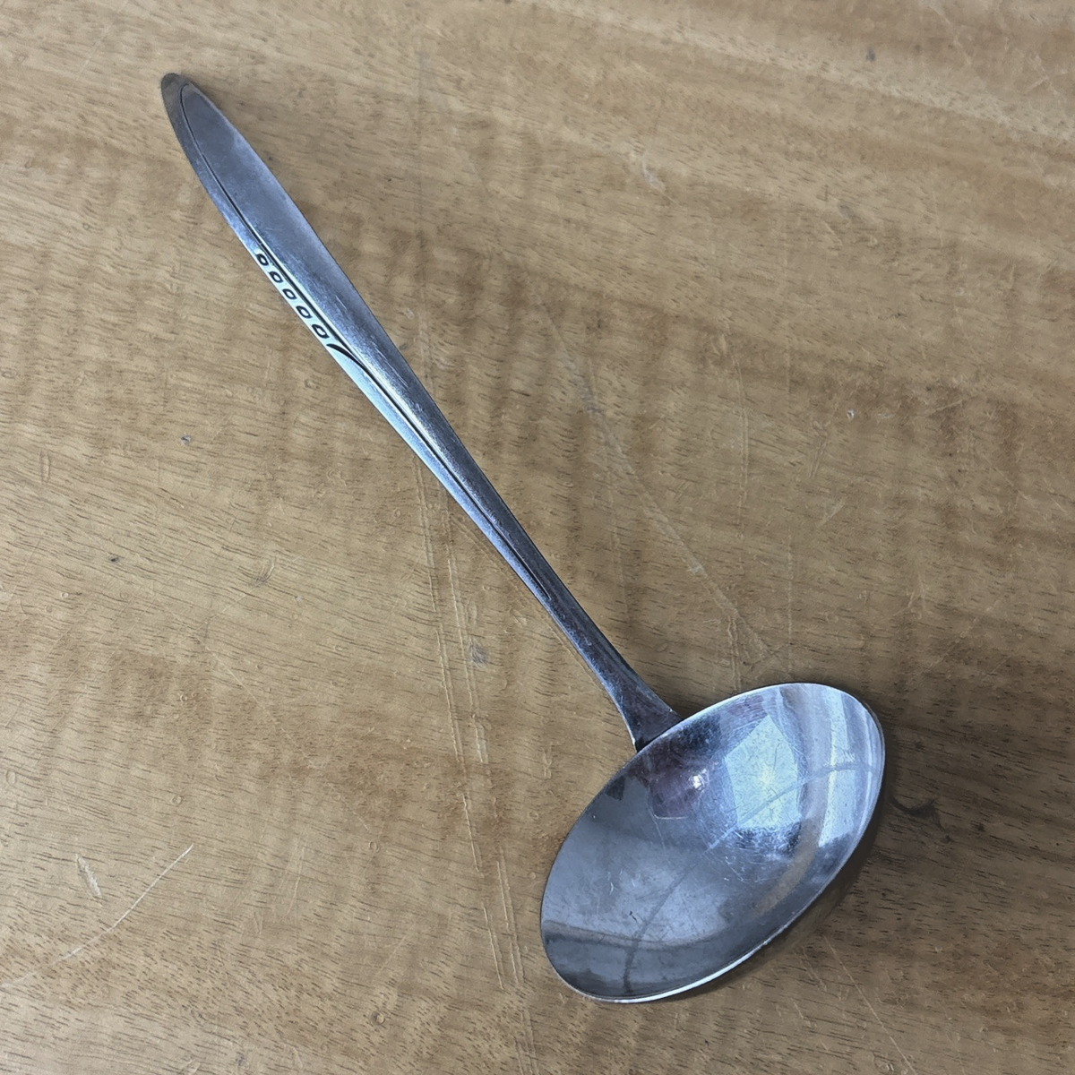 Gorham ZEST Stainless Stegor Glossy Silverware Gravy Ladle Spoon ...