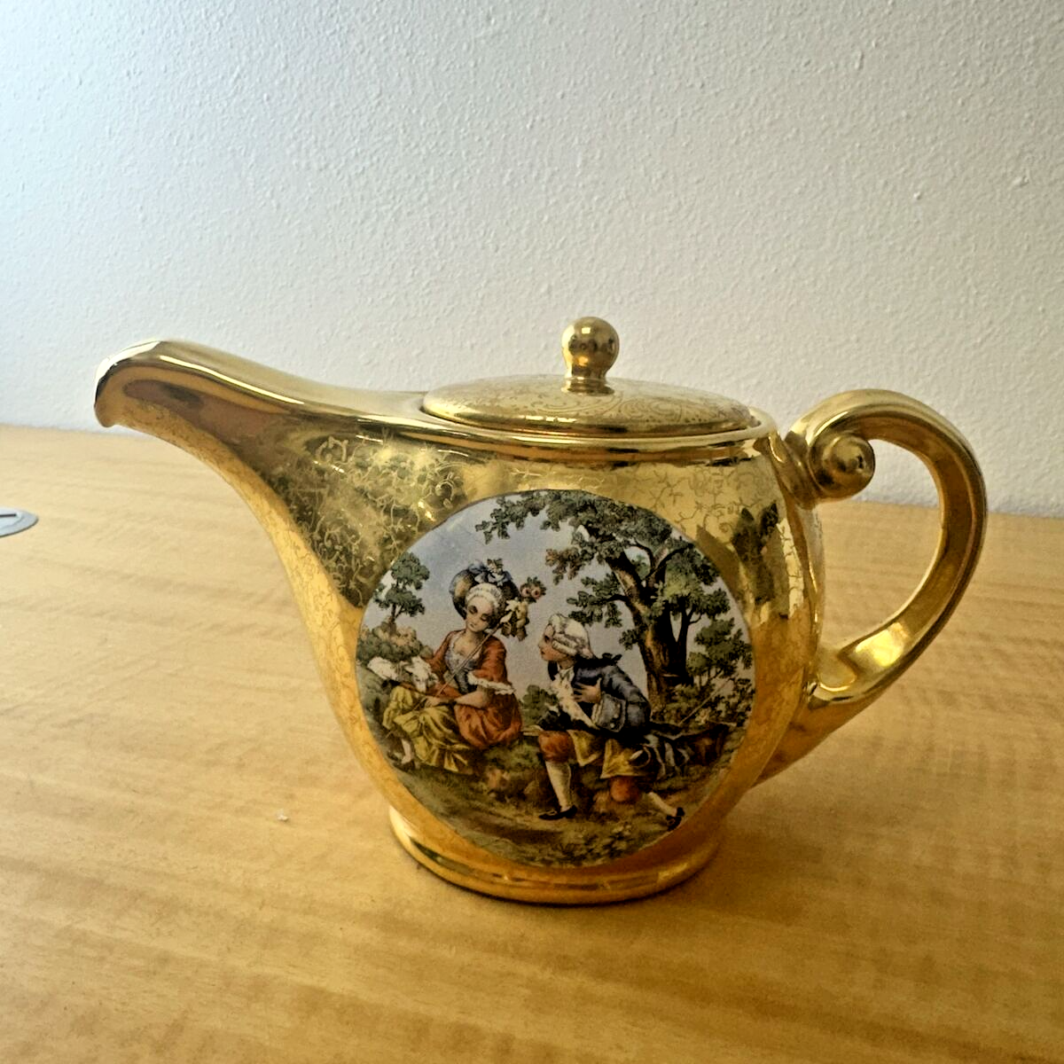 Nancy China Pottery 120 Spade Serving Dish Green Blue Vintage ...