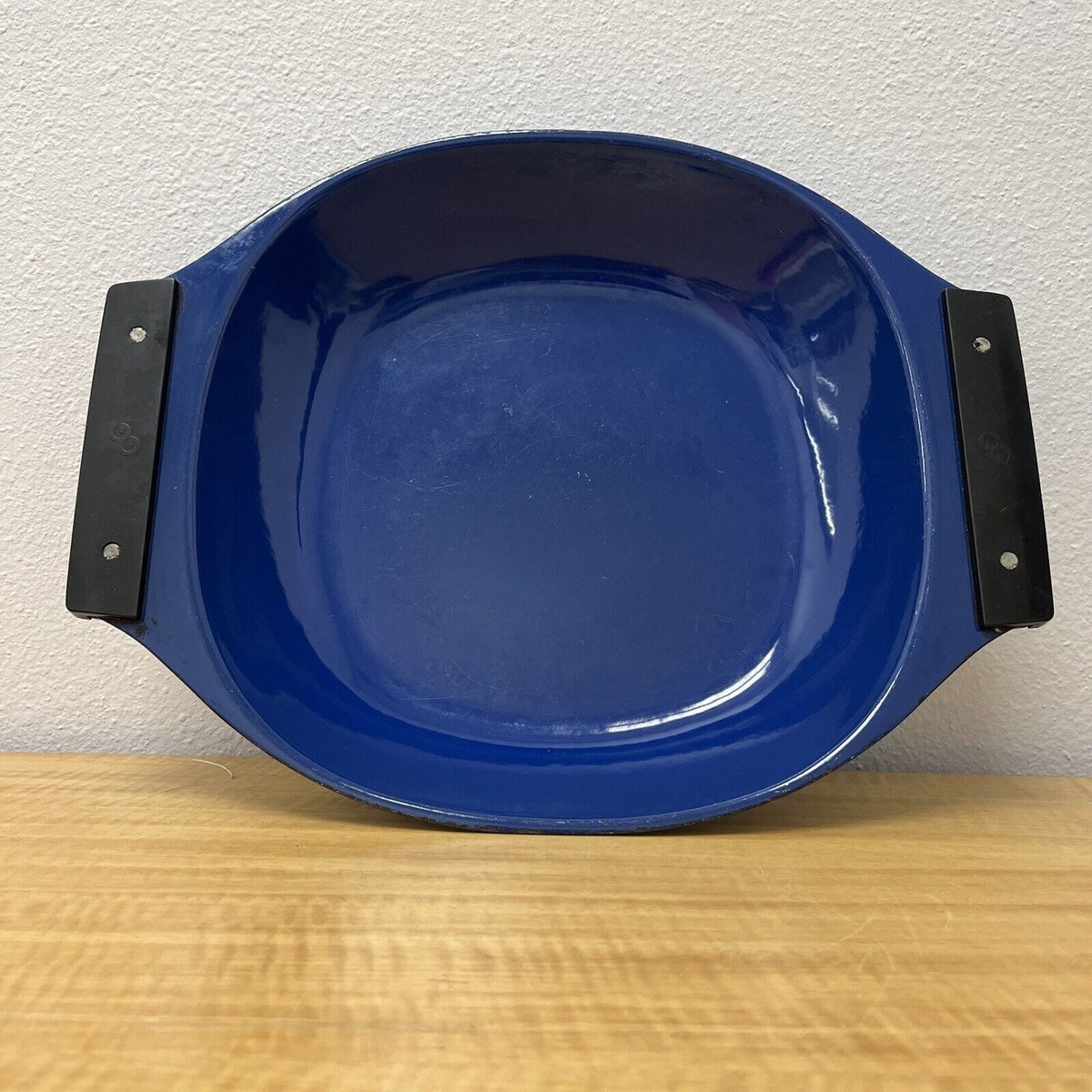 Catherineholm Holland Graham Kerr Blue Enamel Roasting Platter Gallopi ...